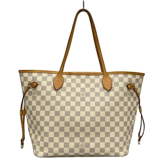 Louis Vuitton | Bags | Louis Vuitton Neverfull Mm Tote Bag Azure Pink ...